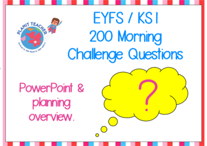 200 Morning Challenge Questions - EYFS and Key Stage One by ...