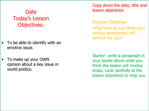 Full Unit of Work - Death Penalty Reading and Writing Assessment ...