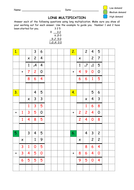 Long multiplication calculations | Teaching Resources