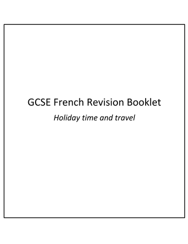 GCSE French revision resources | Teaching Resources