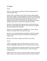 The Tempest play modern language KS2 by ellieteacher - UK Teaching ...