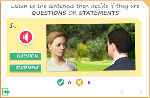 Practising speaking skills- statements and questions | Teaching Resources
