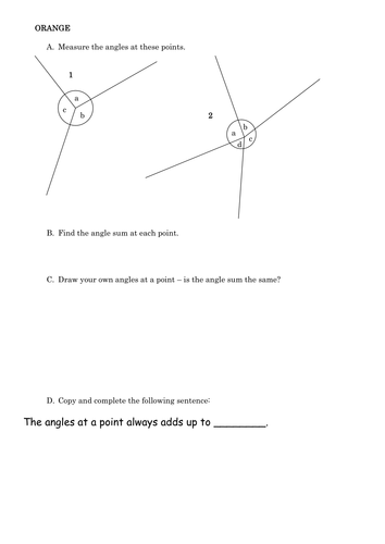 Investigating Angles | Teaching Resources