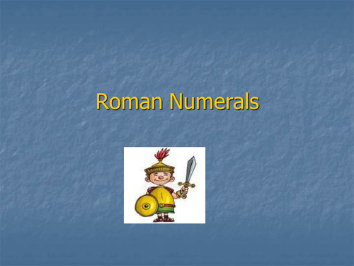 Planning for Roman Numerals and negative numbers | Teaching Resources