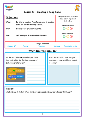 Scratch Lesson 5 - Variables | Teaching Resources Scratch Lesson 5 - Variables | Teaching Resources