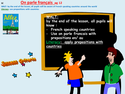Allez 1 1.5 Le monde francophone | Teaching Resources