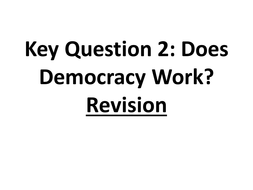 How Does Democracy Work? and Types of Governments | Teaching Resources