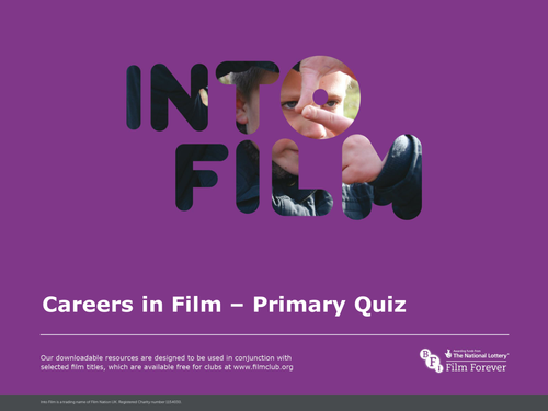 Careers in Film Primary | Teaching Resources