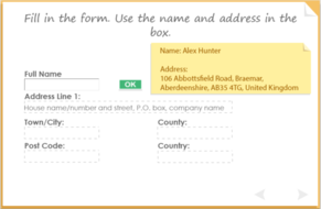 Filling in a simple form | Teaching Resources