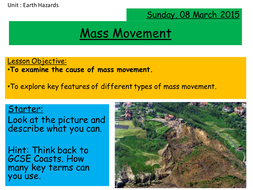 Mass Movement | Teaching Resources