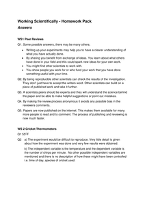 KS3 Working Scientifically Homework Pack by RocketResources - UK ...