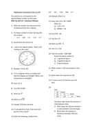 GCSE Maths Revision Questions and Answers | Teaching Resources