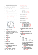 GCSE Maths Revision Questions and Answers | Teaching Resources