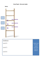 Level Ladder Template | Teaching Resources