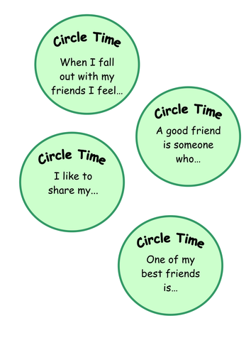 Circle Time Cards | Teaching Resources