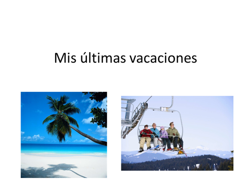 Introduction to the preterite tense in Spanish | Teaching Resources