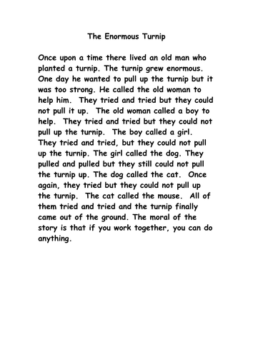 The Enormous Turnip Resource Pack by bestprimaryteachingresources ...