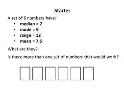 Moving Averages | Teaching Resources