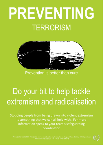 Tackling Radicalisation posters by Victvs - Teaching Resources - TES