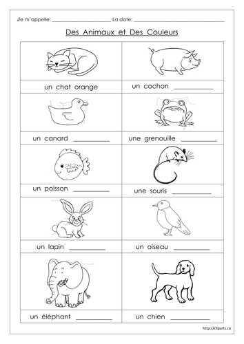 Les Animaux Activity Booklet by labellaroma - UK Teaching Resources - TES