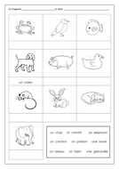 FRENCH - Animals - Les Animaux - Activity Booklet - Worksheets ...