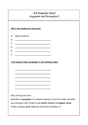 Effective Argument and Persuasion for the GCSE English Writing Exam ...