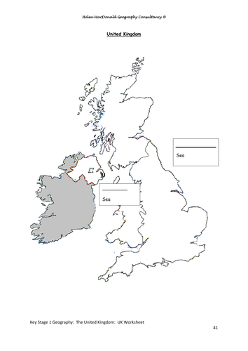 Key Stage 1 Geography: United Kingdom Unit | Teaching Resources
