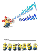 English Vocabulary Booklet | Teaching Resources
