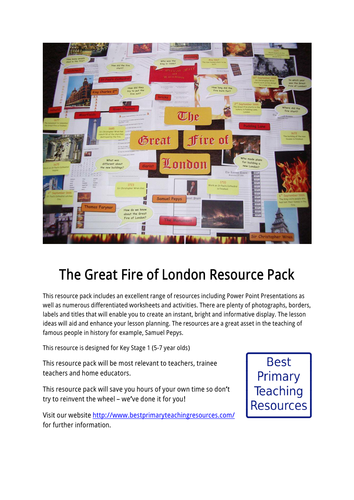 The Great Fire of London Resource Pack | Teaching Resources