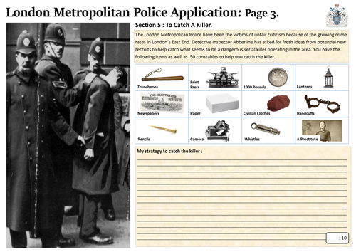 Victorian Police Academy : 1888 / Jack The Ripper | Teaching Resources