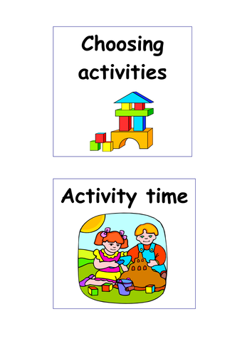 Visual Timetable - 90 cards by bestprimaryteachingresources - Teaching ...