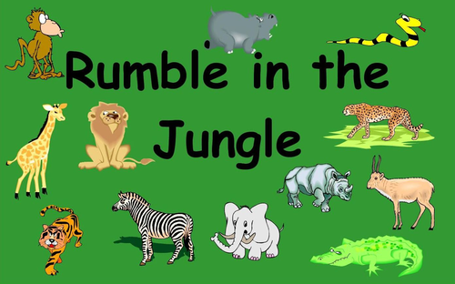 Rumble in the Jungle Resource Pack by bestprimaryteachingresources ...