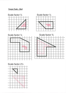 Enlargement with a Negative and/or Fractional Scale Factor with Target ...