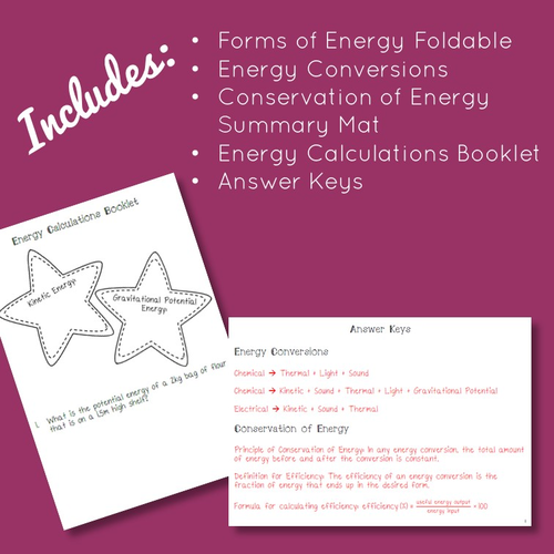 Energy | Teaching Resources