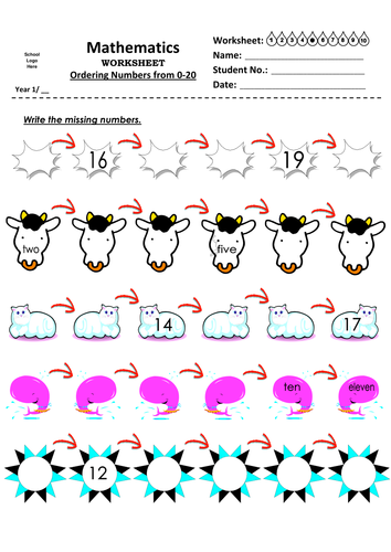 Year 1 - Numbers 0-20 Themed Pack | Teaching Resources