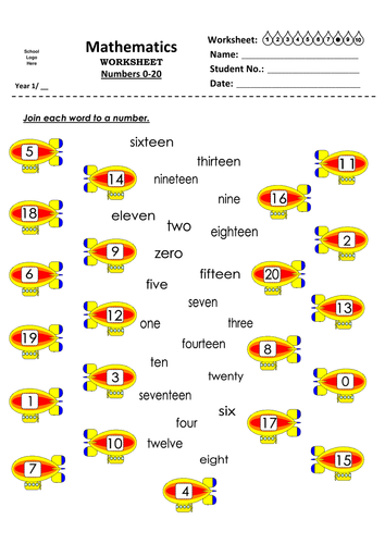 Year 1 - Numbers 0-20 Themed Pack | Teaching Resources