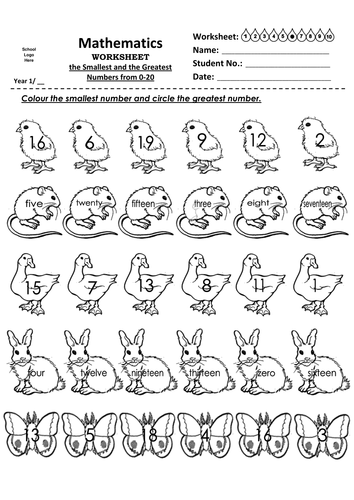 Year 1 - Numbers 0-20 Themed Pack | Teaching Resources