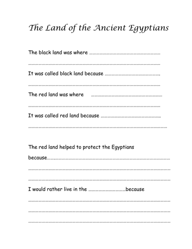 Ancient Egyptian fact finding comprehensions. | Teaching Resources
