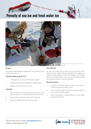 Frozen Oceans: International 11-16 | Teaching Resources