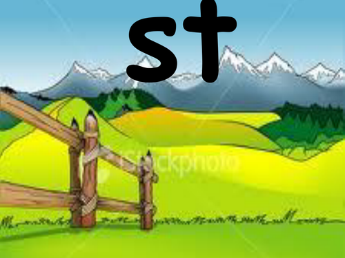 St Worksheet (beginning sound) | Teaching Resources