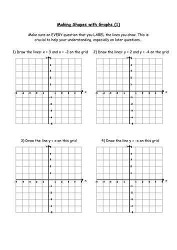 Making Shapes with Graphs | Teaching Resources