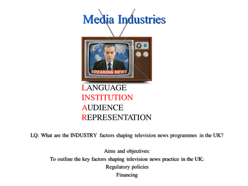 Television news exam topic 2015 | Teaching Resources