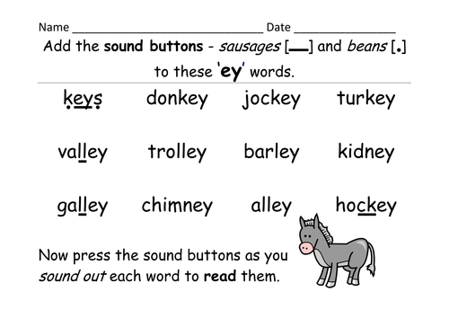 Phase 5 -ey grapheme: activities, game and presentation | Teaching ...