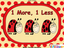 1 More, 1 Less - PowerPoint presentation and worksheets | Teaching ...