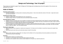 Design and Technology KS2 project sheets | Teaching Resources