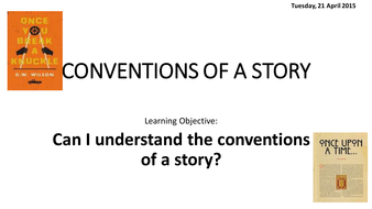 Conventions of short stories | Teaching Resources