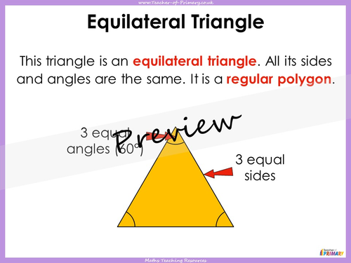 Comparing and Classifying Shapes - Year 4 | Teaching Resources