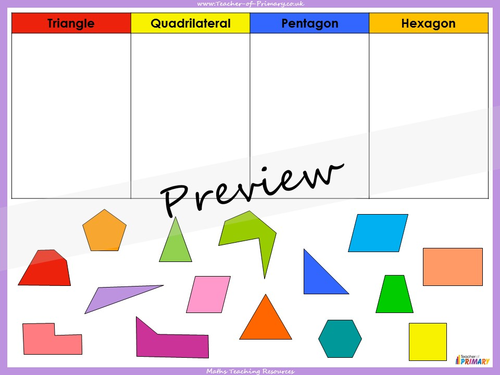 Comparing and Classifying Shapes - Year 4 | Teaching Resources