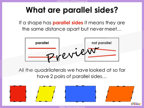 Comparing and Classifying Shapes - Year 4 | Teaching Resources