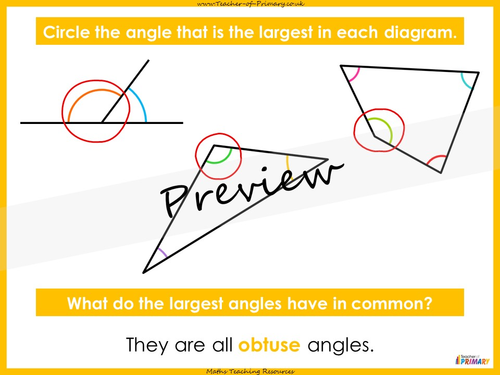 Angles - Year 4 | Teaching Resources